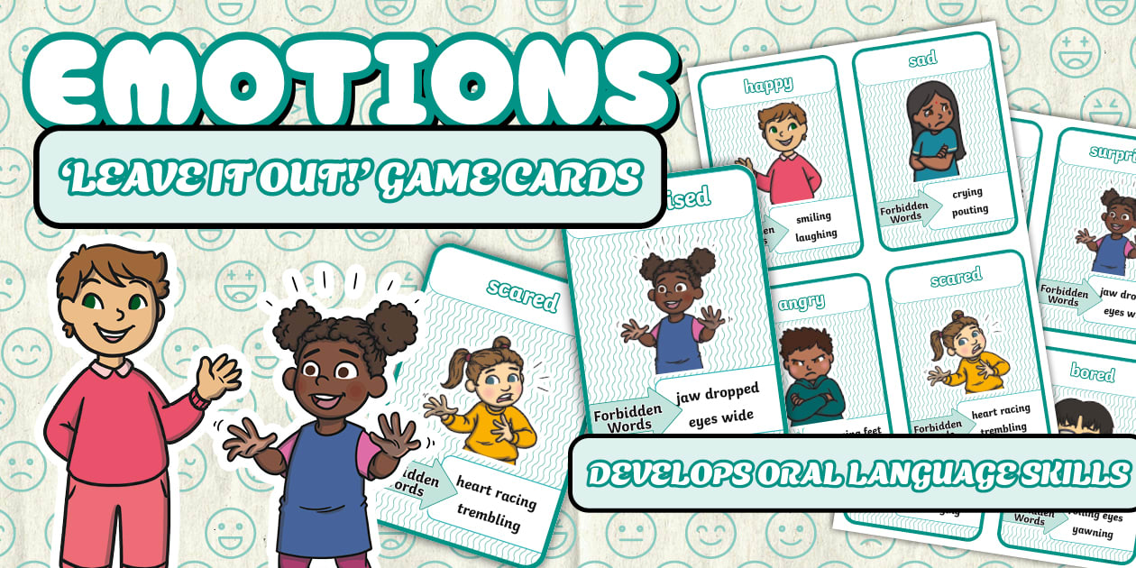 Emotions 'Leave It Out!' Game Cards