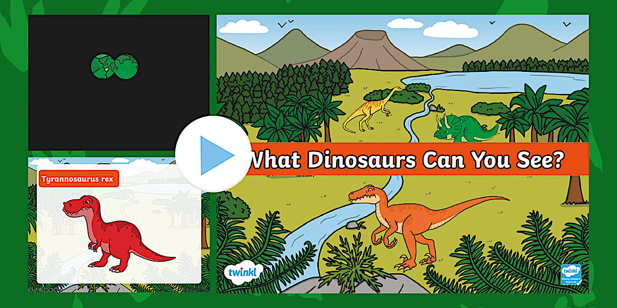 What Dinosaurs Can You See? PowerPoint - Twinkl