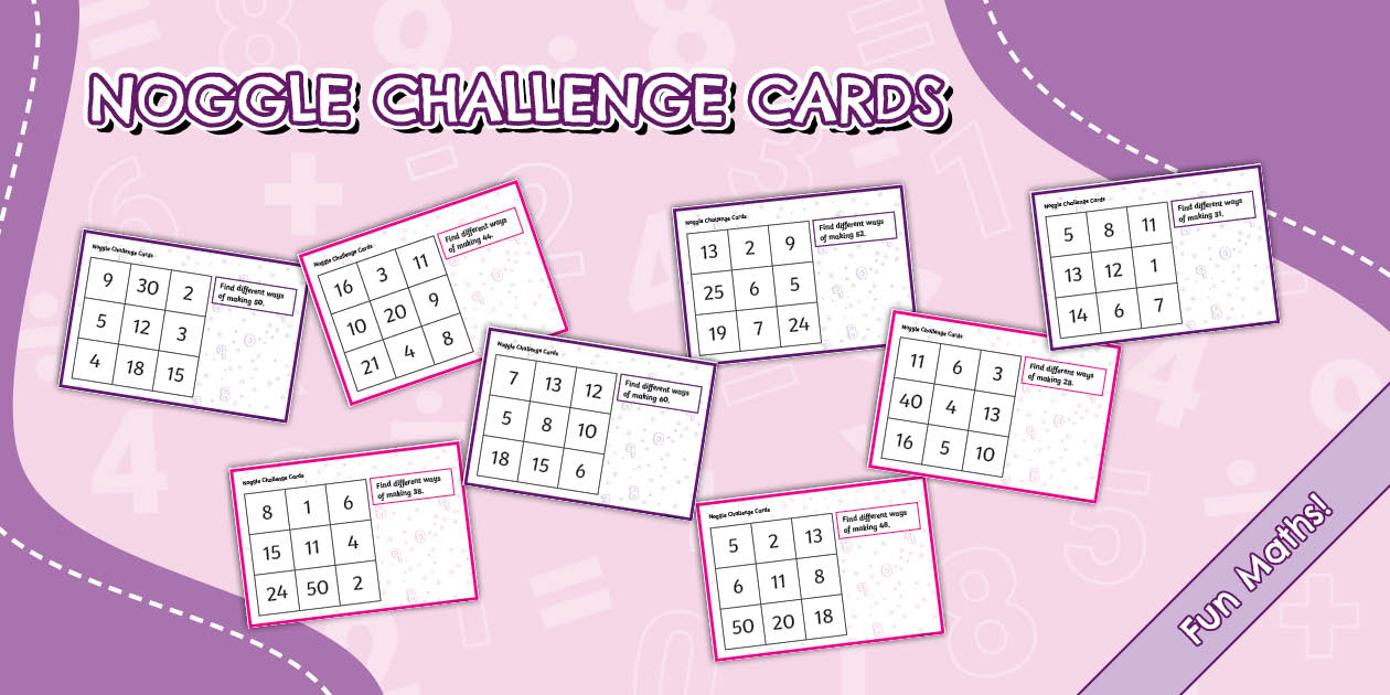 👉 Noggle Challenge Cards - Twinkl - KS2