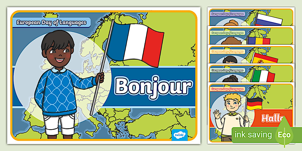 👉 KS1 Display Posters - European Day of Languages