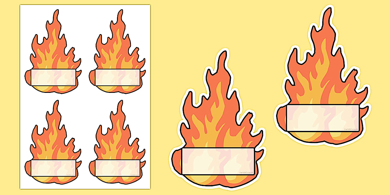 👉 Flame Editable Self-Registration Labels (teacher made)