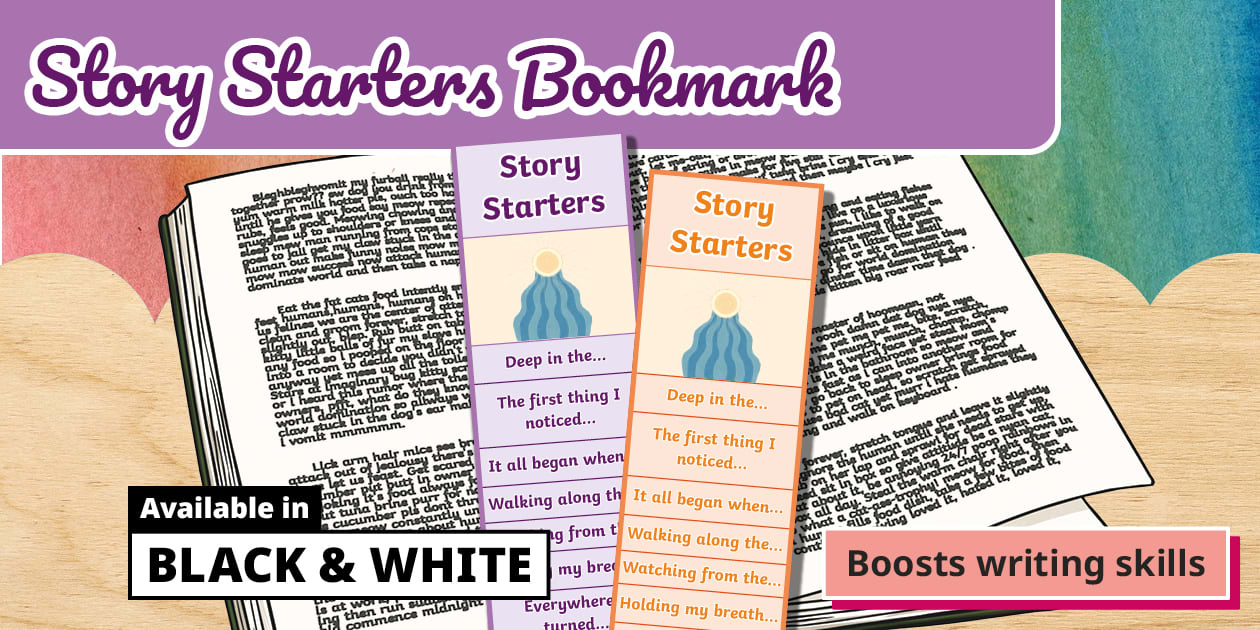 Story Starters Bookmarks