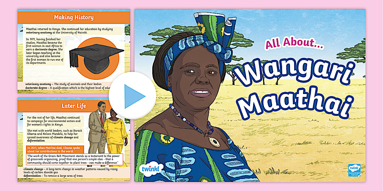 KS2 All About Wangari Maathai PowerPoint