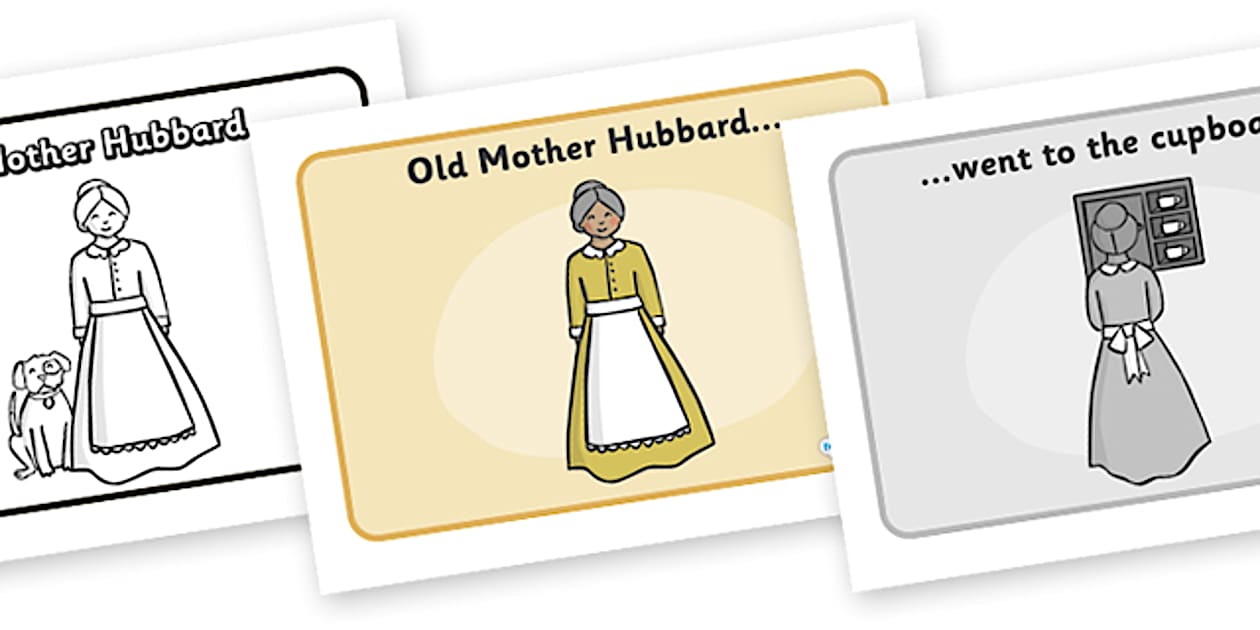 Old Mother Hubbard Sequencing (teacher made) - Twinkl
