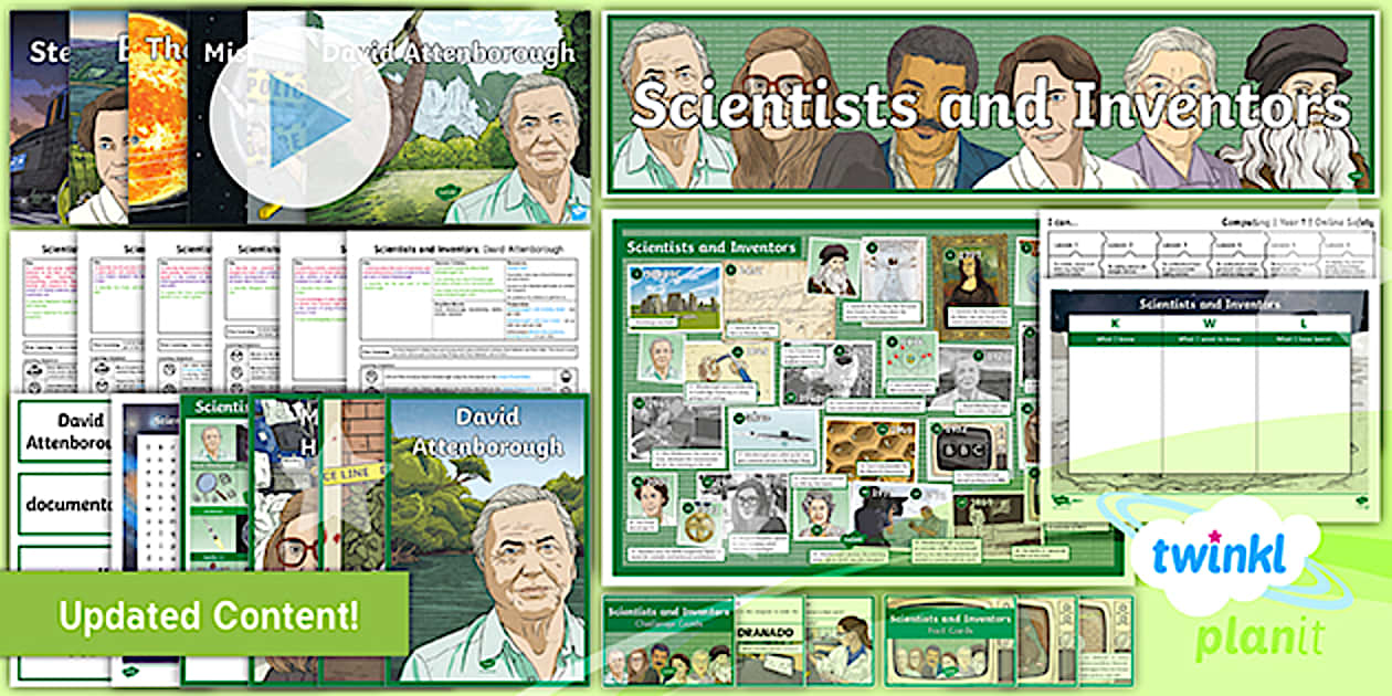 Scientists and Inventors Year 5 Unit Pack - Twinkl