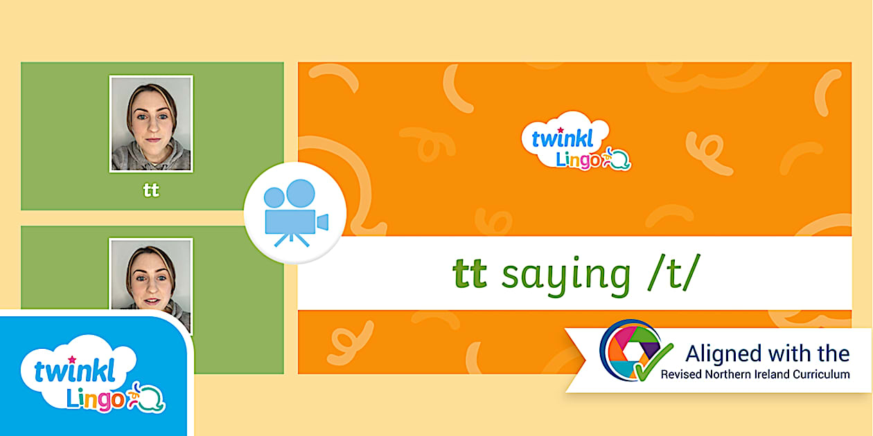 Twinkl Lingo Stage 4: 'tt' Sound Video (teacher made)
