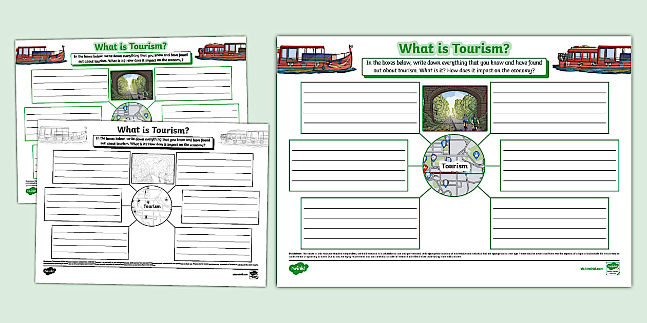 What is Tourism? Mind Map (teacher made) - Twinkl