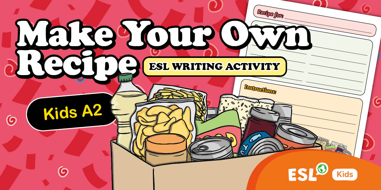 Create Your Own Recipe Writing Activity