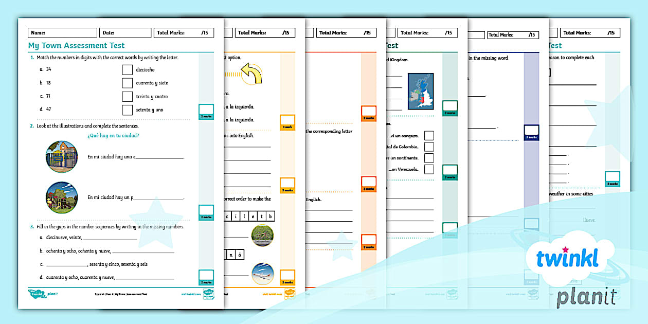 👉 Spanish: Assessment Test Pack Year 4 (Teacher-Made)