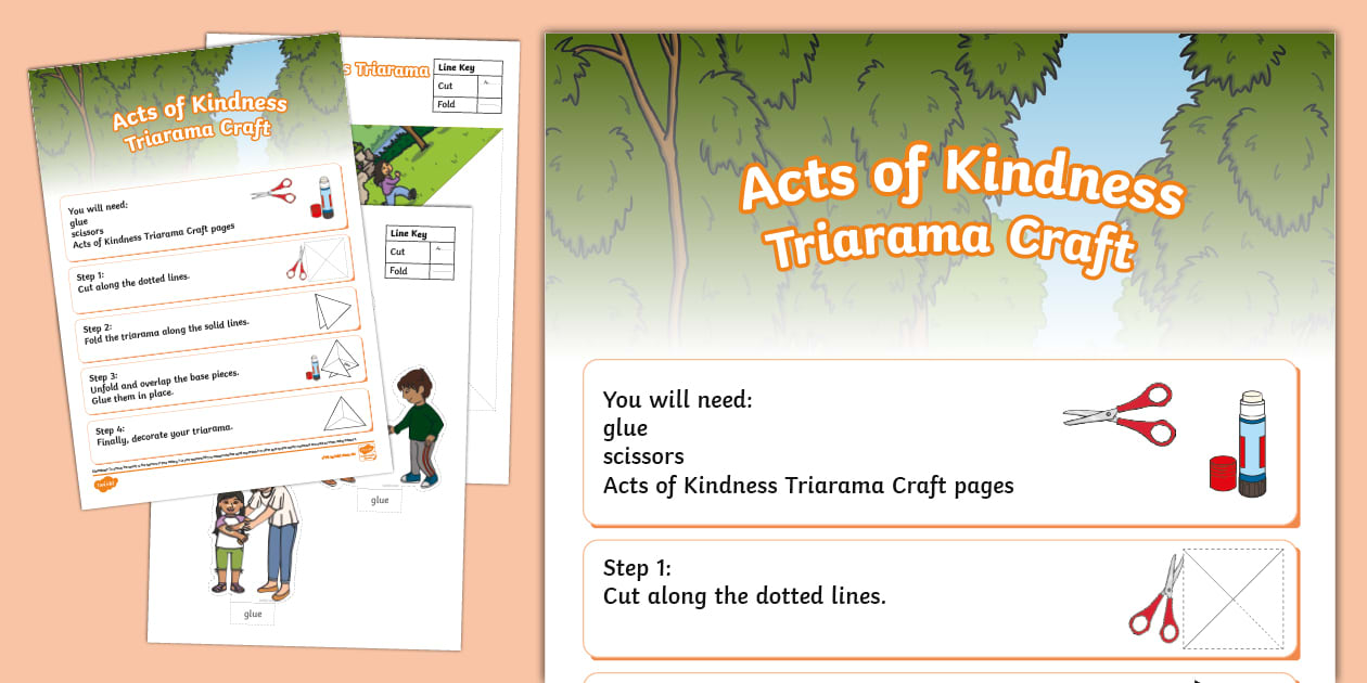 Acts of Kindness Triarama Craft