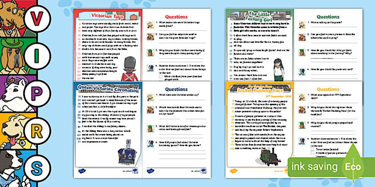 KS1 60-Second Reads: The Victorians Activity Pack