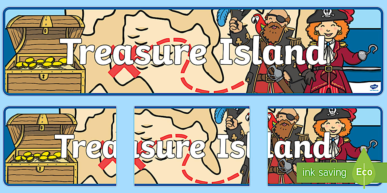 Treasure Island Display Banner (teacher made) - Twinkl