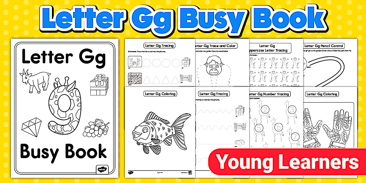 Letter Gg Busy Book
