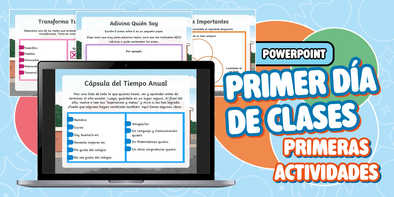 PowerPoint | Primer día de Clases | BTS | Orientación