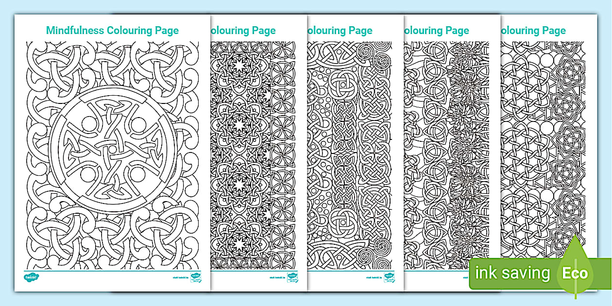 Mindfulness Colouring (teacher made) - Twinkl
