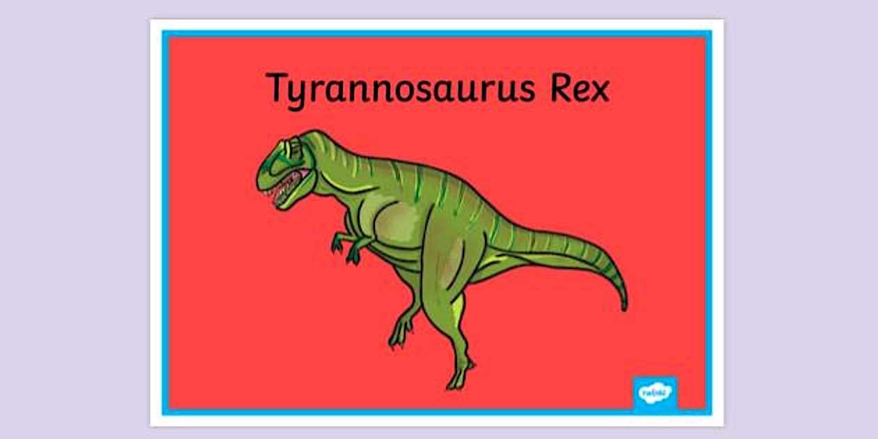 Rex Poster | Display Poster | Twinkl Primary Page - Twinkl