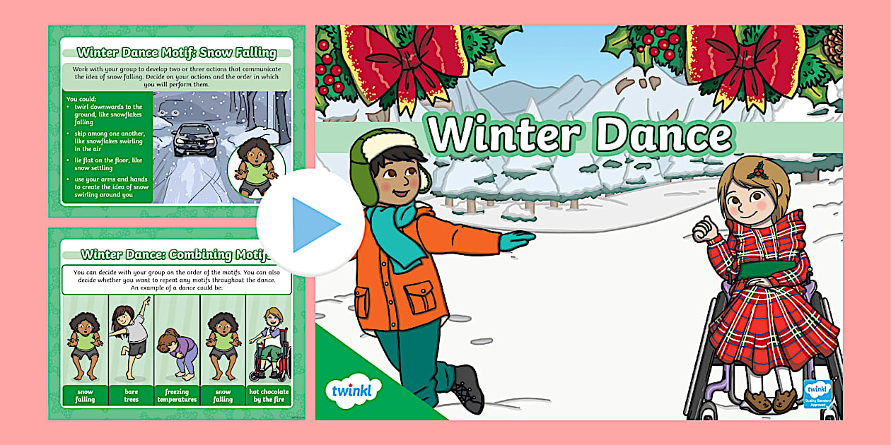 KS1 Winter Dance PowerPoint (Teacher-Made) - Twinkl