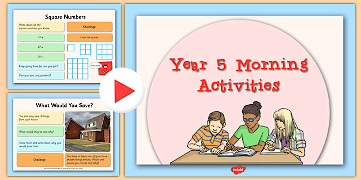 Year 5 Morning Activities (Teacher-Made) - Twinkl