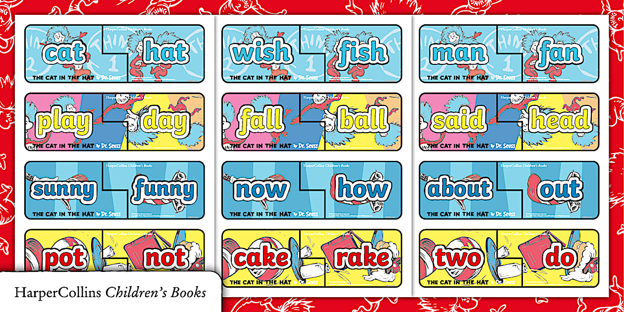 FREE! - ‘The Cat in the Hat’ Matching Puzzle | Dr Seuss Resources