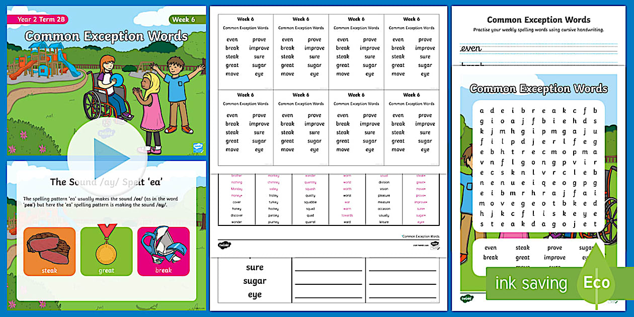 Year 2 Term 2B Week 6 Spelling Pack (teacher made) - Twinkl
