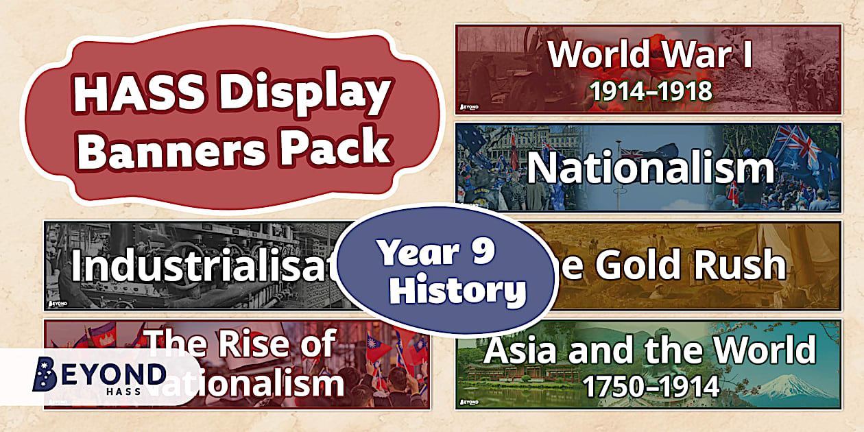 HASS (Year 9 History) Banners Pack