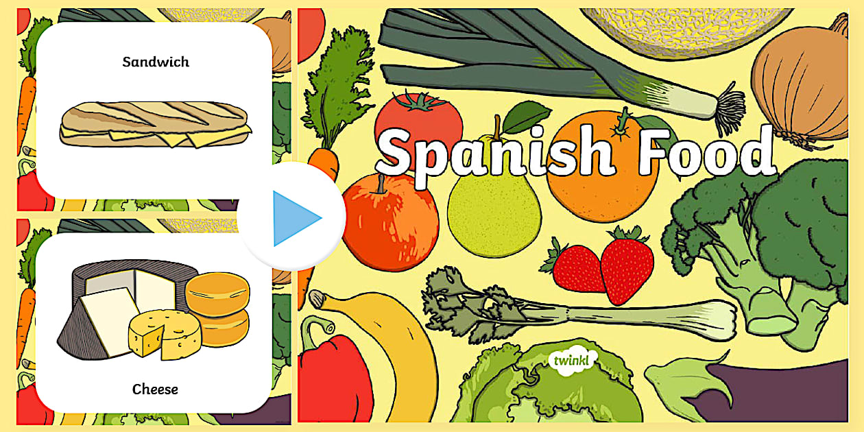 Spanish Food PowerPoint | Introduction to Foods | Twinkl