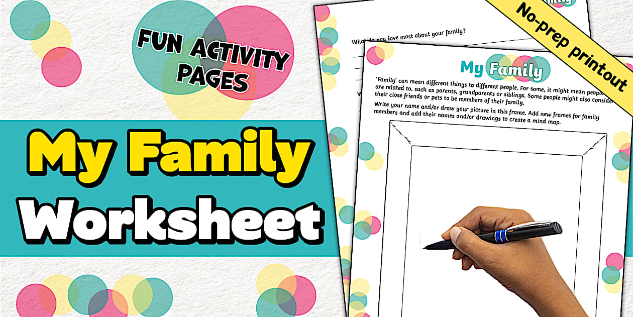 My Family Worksheet