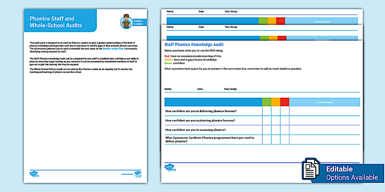 Twinkl Phonics Audit Pack - Primary Resources (teacher made)