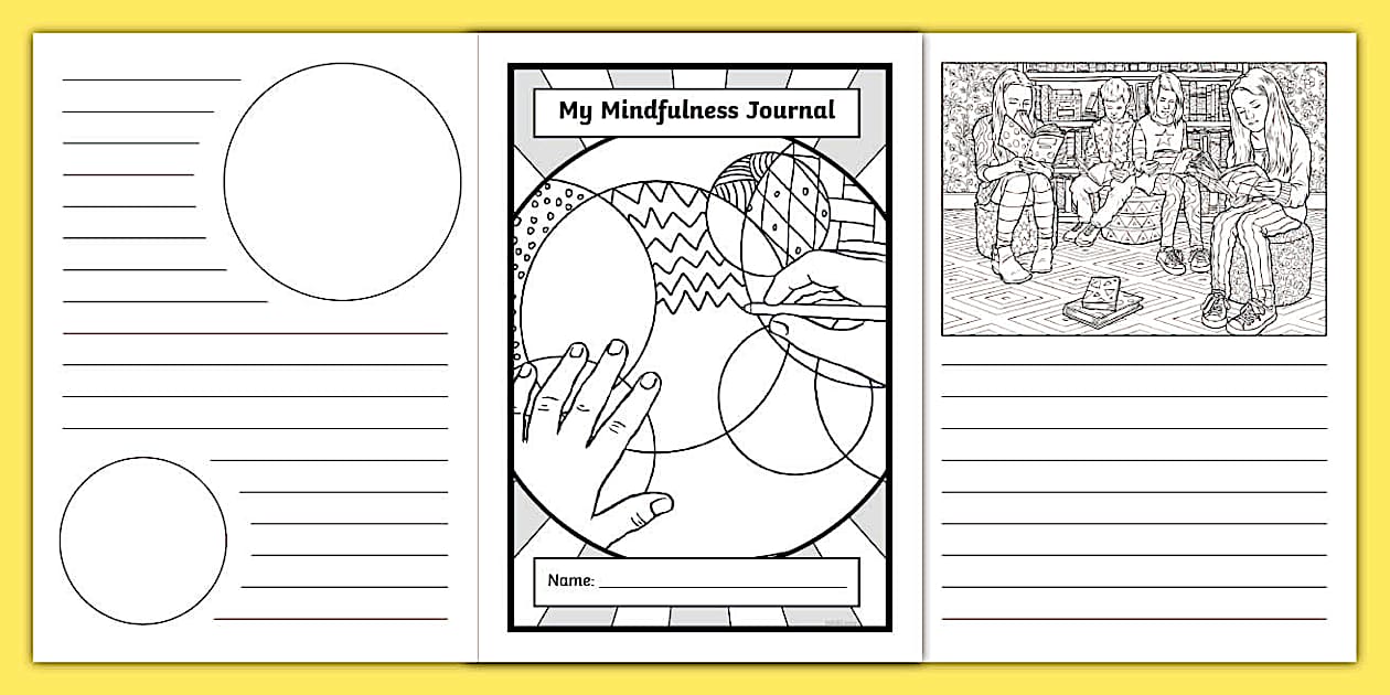 Mindfulness Journal Writing Frame
