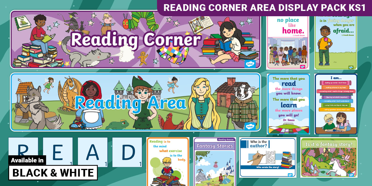 Cosy Reading Corner Area Display Pack | Primary Resources