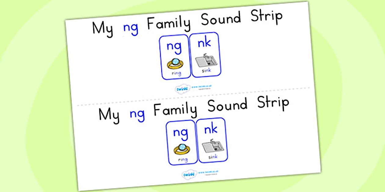 My ng Family Sound Strip (teacher made) - Twinkl