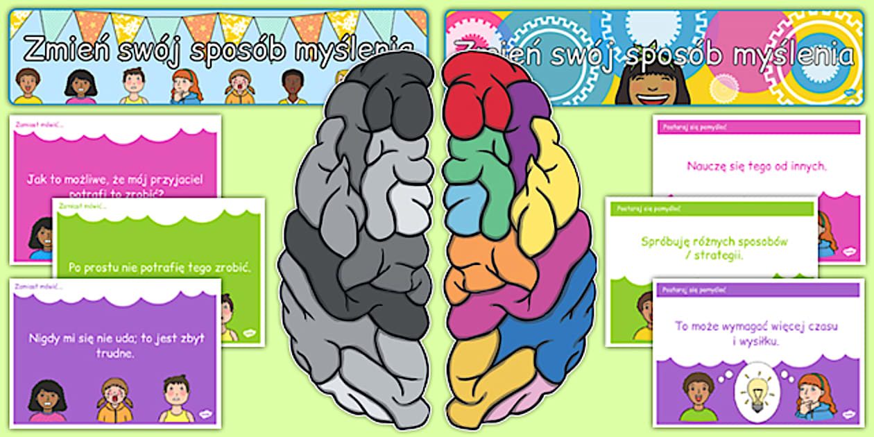 Zestaw na gazetkę Rozwój wewnętrzny po polsku - motywacja