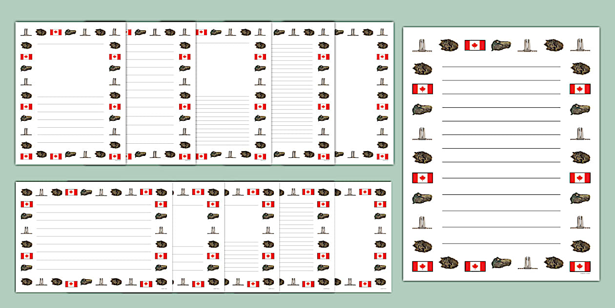 Battle of Vimy Ridge Page Borders Twinkl (teacher made)