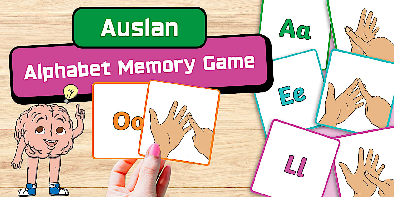 Auslan Alphabet Memory Game