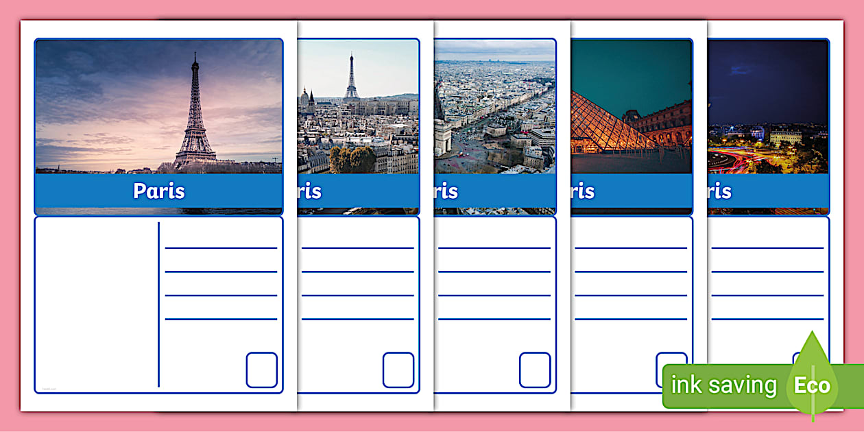 A beautiful pack of Paris Postcards | Twinkl | KS2 - Twinkl