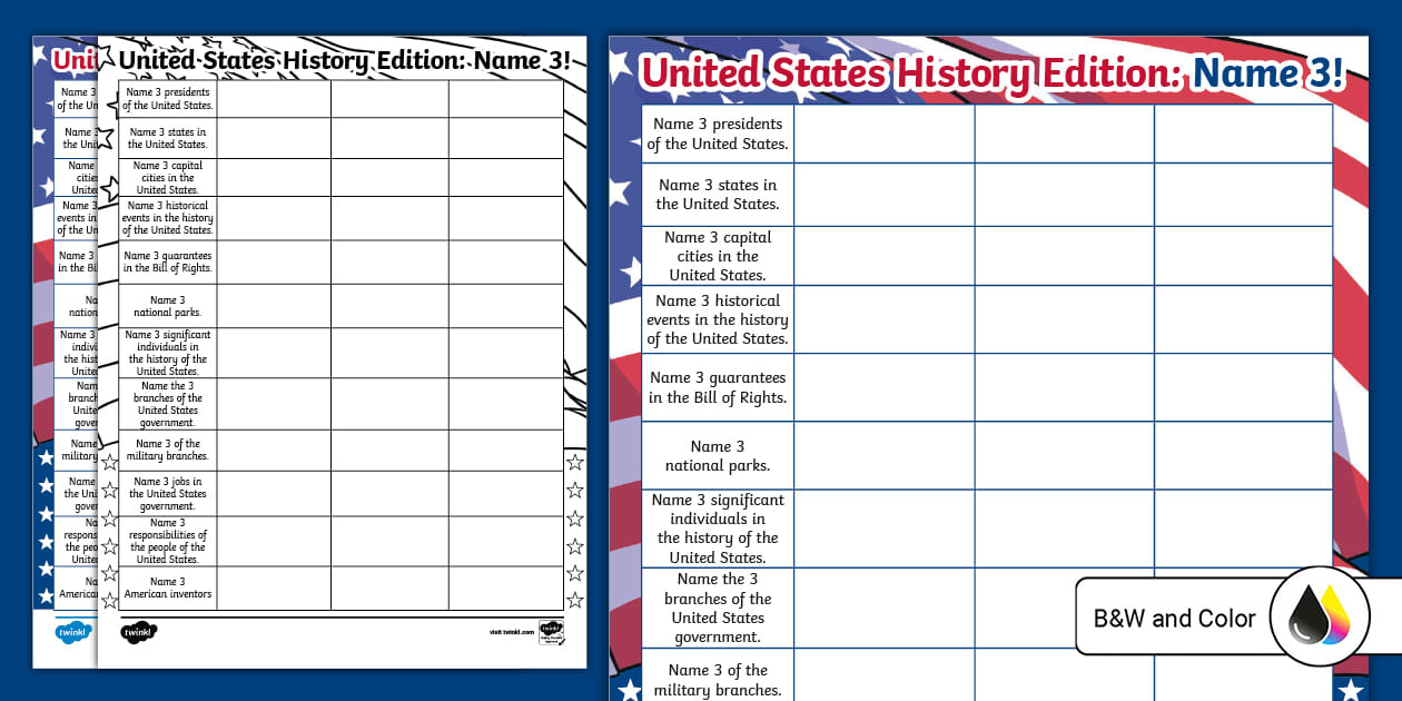 US History Game | Social Studies Resource | Twinkl USA