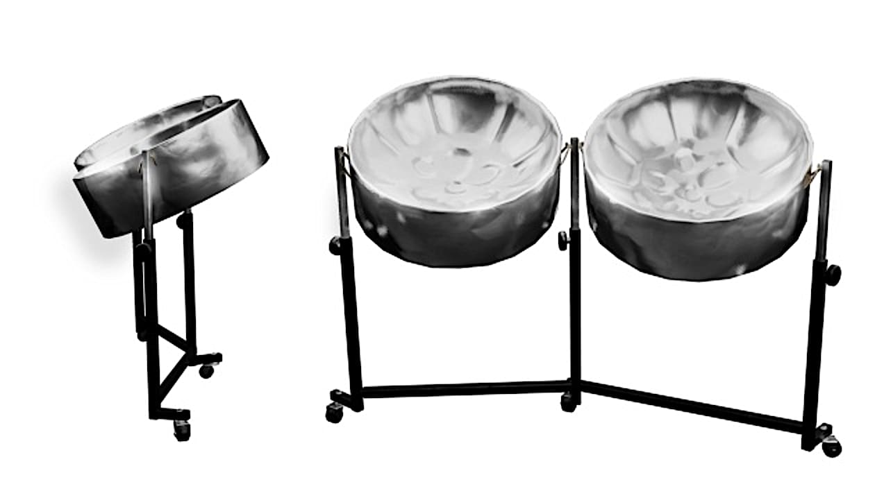 3D Model: Music - Steel Pan Drum (teacher made) - Twinkl