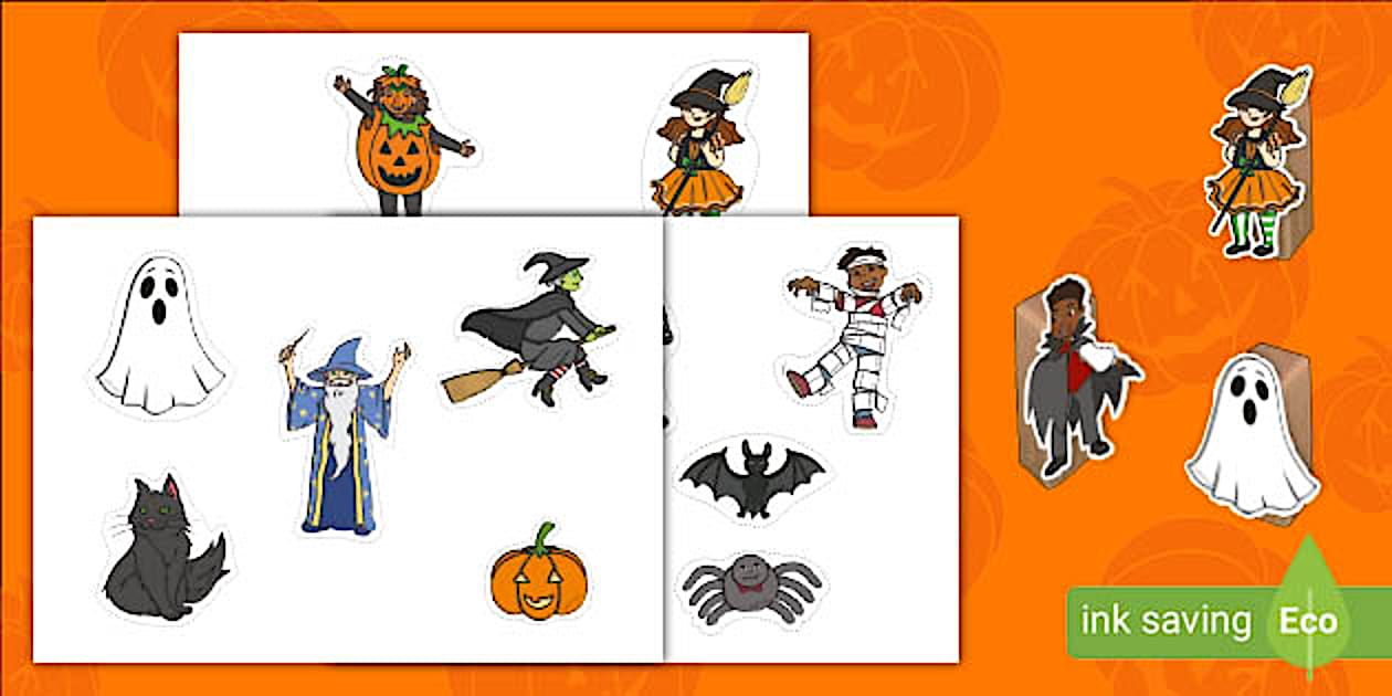 Halloween Characters EYFS - Small Word Play (teacher made)