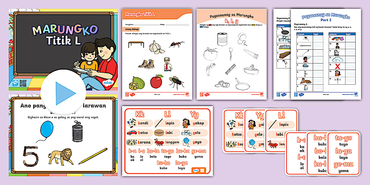Marungko Titik L Resource Pack | Philippines | Twinkl
