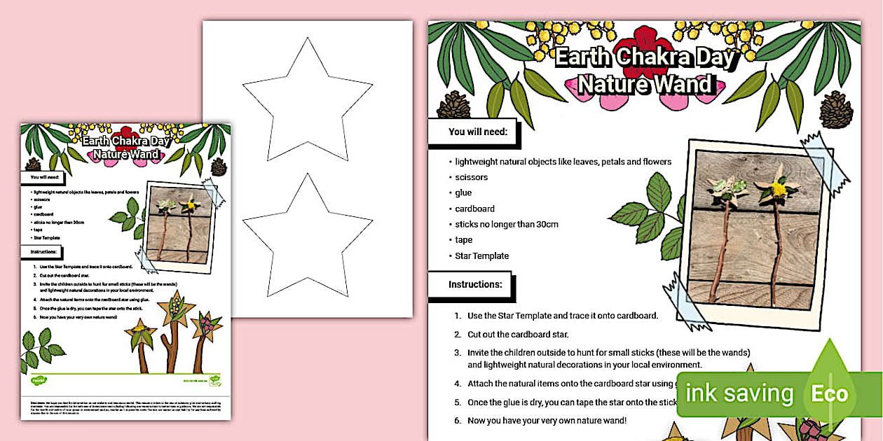 Earth Chakra Day Nature Wand (teacher made) - Twinkl