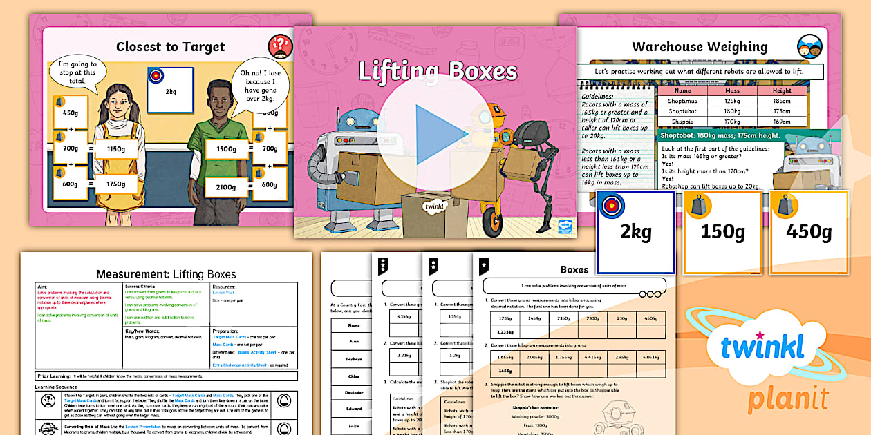 Year 6 Problems: Conversion of Units of Measure PlanIt Lesson 2