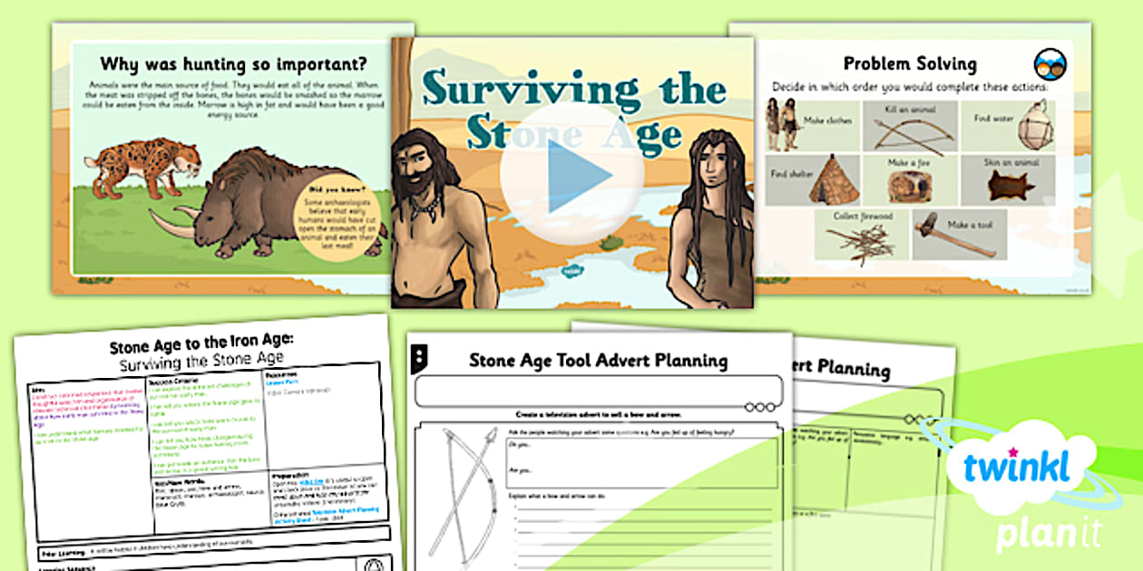 Life in the Stone Age Lesson Plan 1 - Year 5 & 6 History