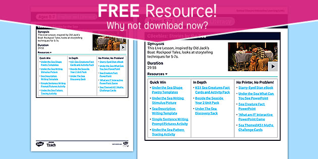 FREE! - BBC Teach | Live Lesson and Resources - English - CBeebies ...