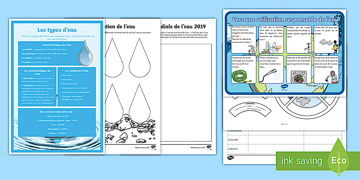 Pack : Journée mondiale de l'eau 2019