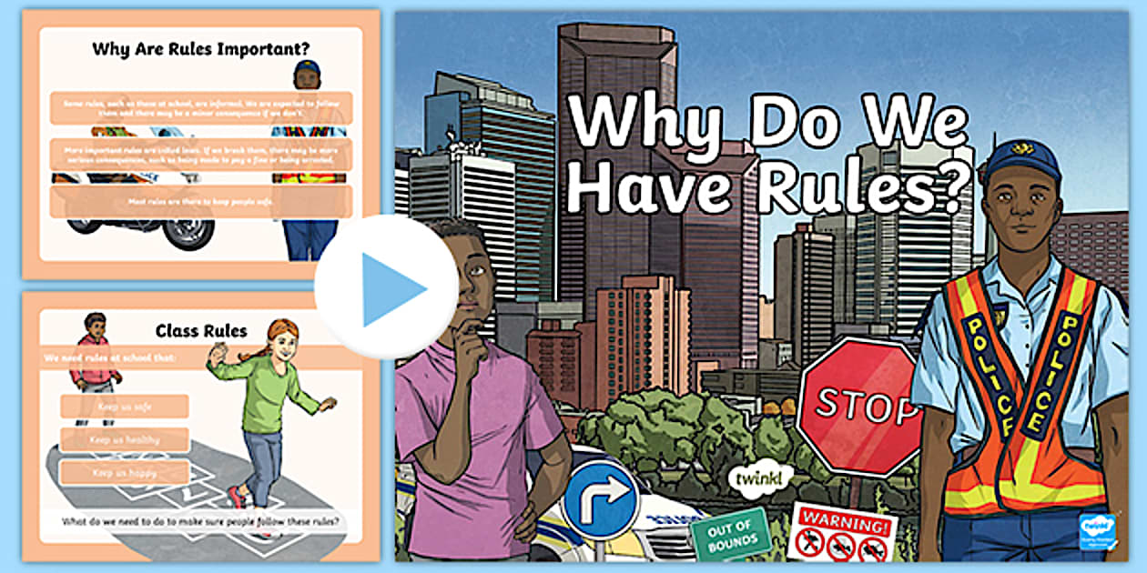 Why do we have rules? (teacher made) - Twinkl