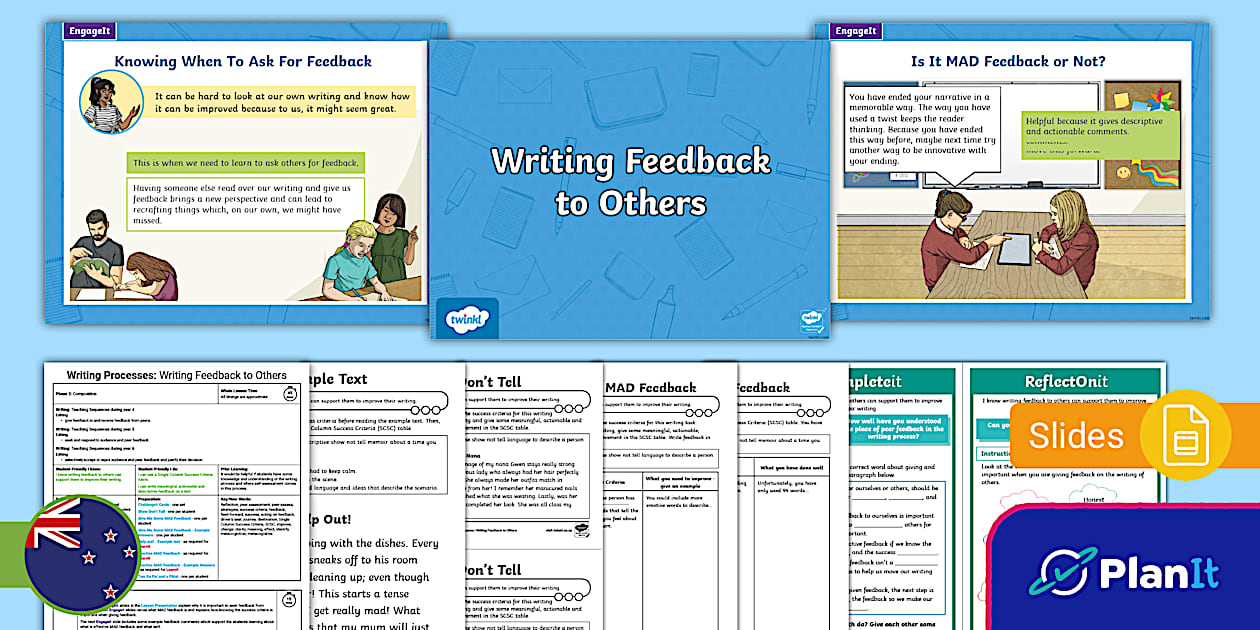 Phase 2 Writing: Writing Processes Giving Feedback to Others