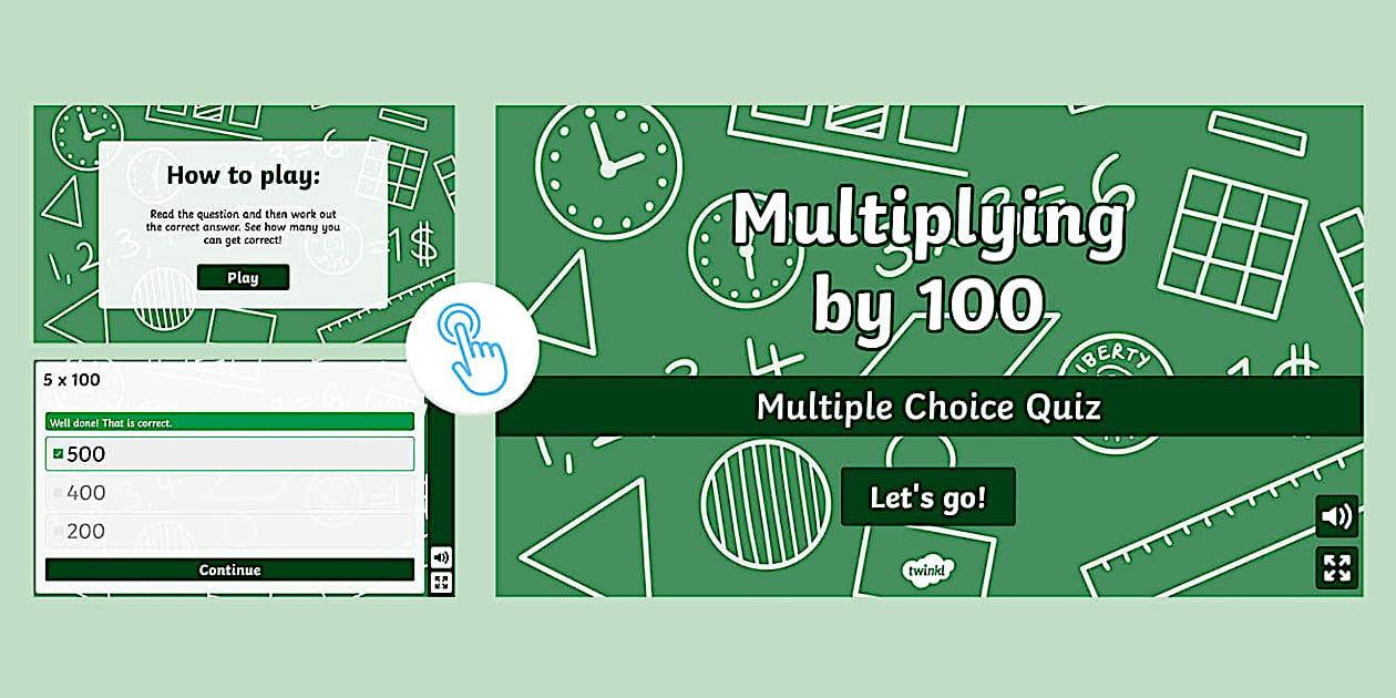 100 Multiplied by 100 | Math | Twinkl USA (teacher made)
