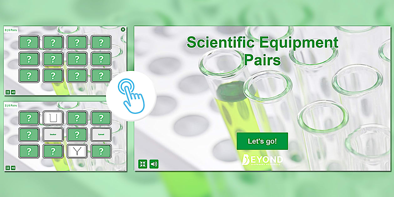 Scientific Lab Equipment Pairs Activity | Beyond - Twinkl