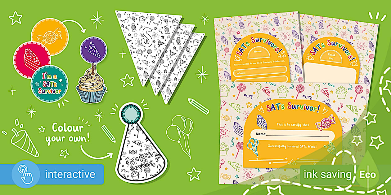 SATs Party Pack - SATs Survivor Pack (teacher made) - Twinkl
