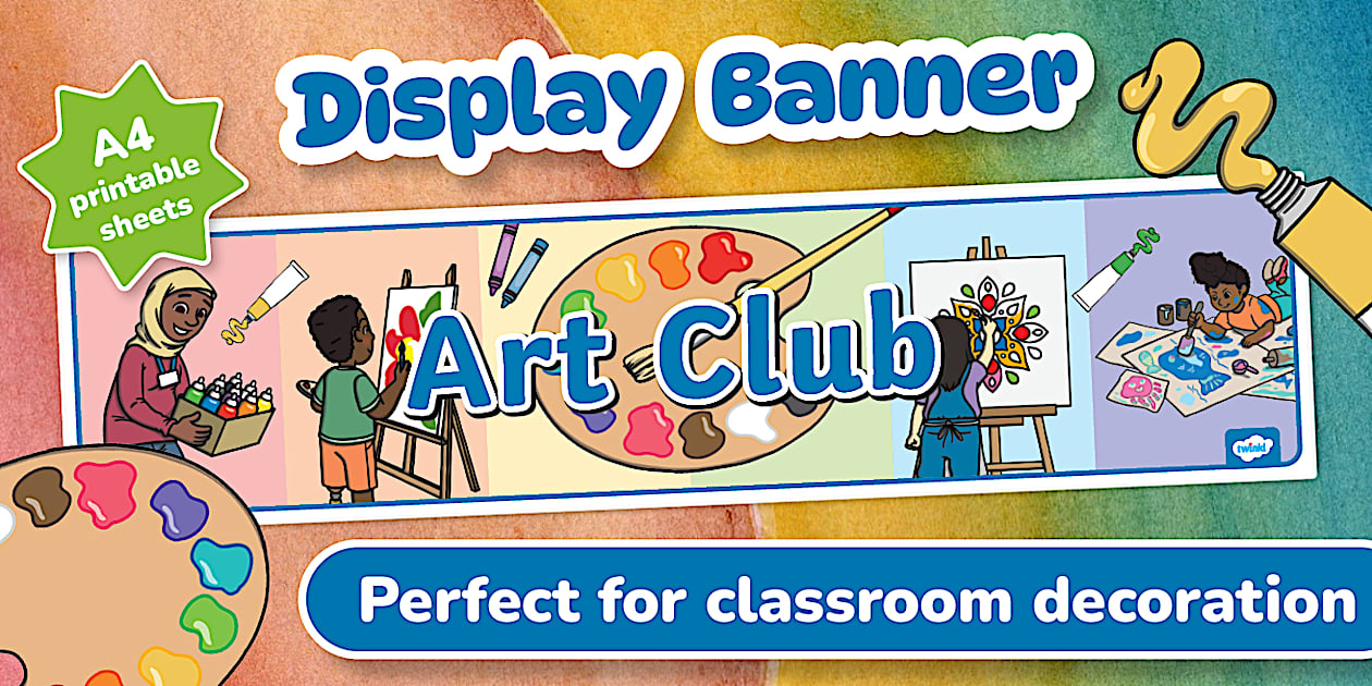 Art Club Display Banner